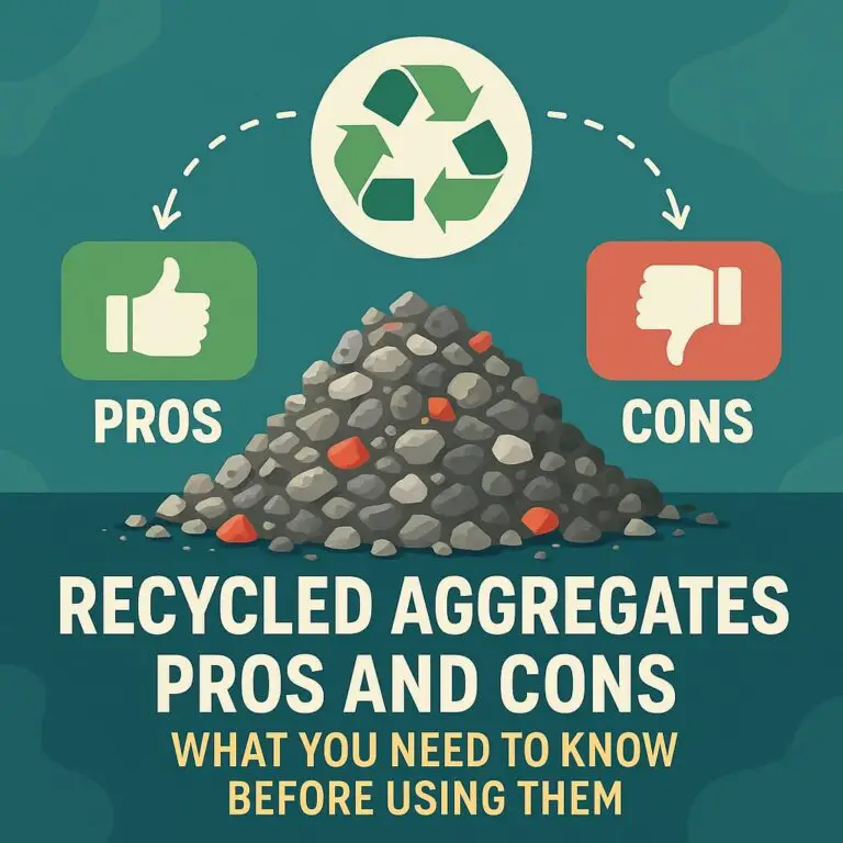 Recycled Aggregates Pros and Cons: What You Need to Know Before Using Them