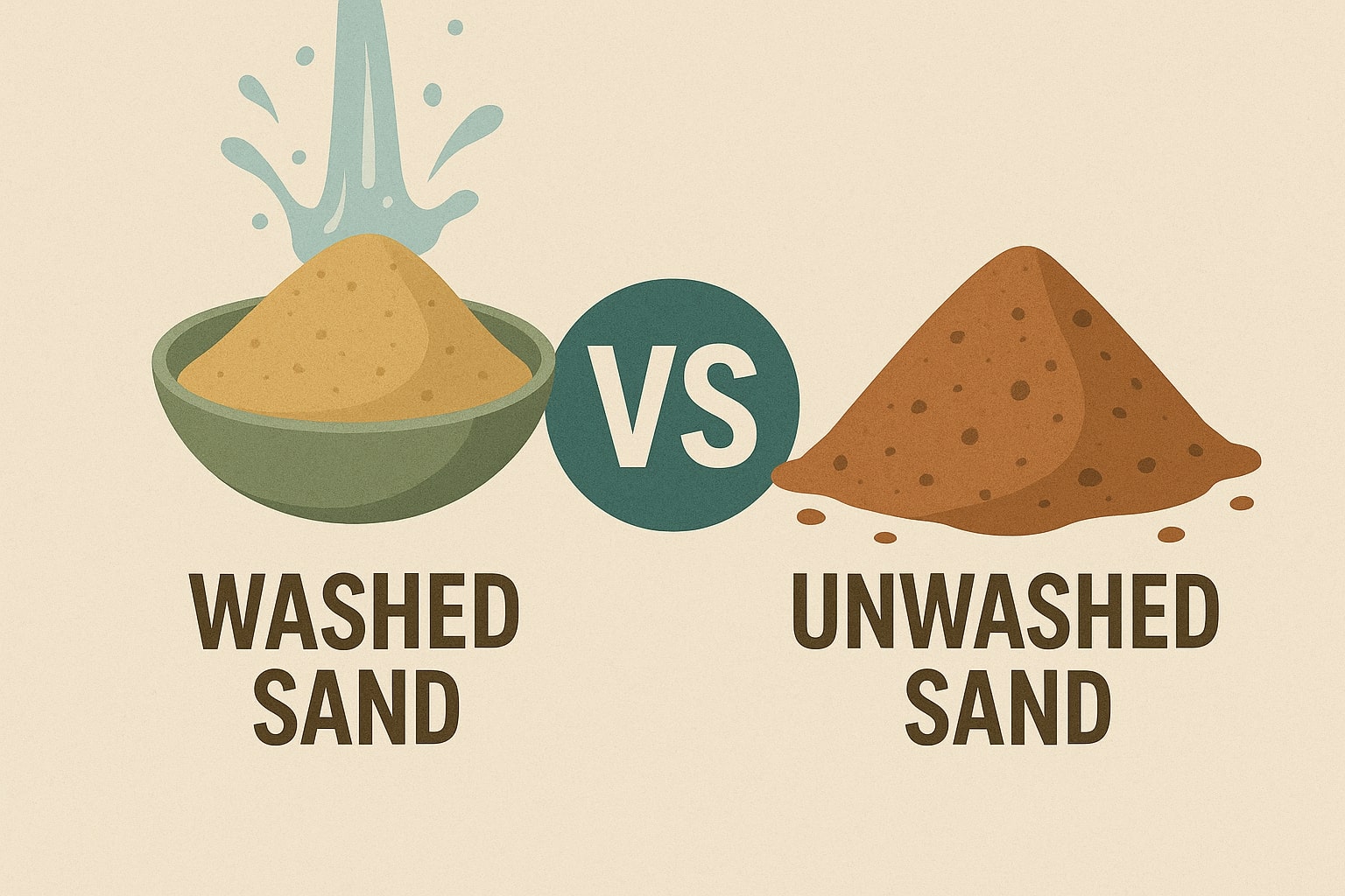Washed Sand vs Unwashed Sand: Which One Should You Use?